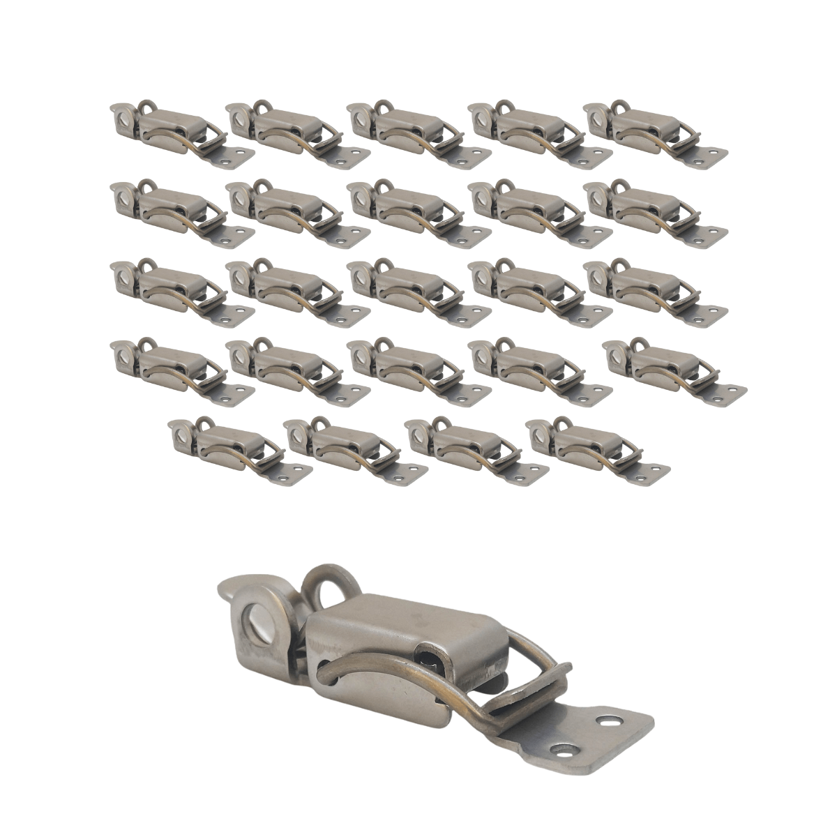 Grampo Fecho Trava Rápido Pressão Cadeado Fa3/e1 Inox 25 Und - Loja Brafer