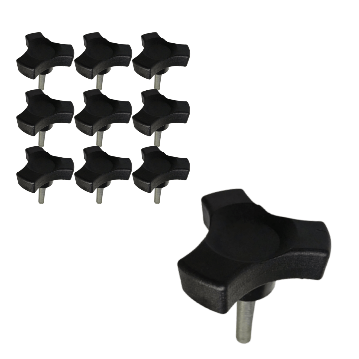 Manipulo 3 Pontas Macho M8x50 Mm Modelo 3 Pontas 60mm - 10Un - Loja Brafer