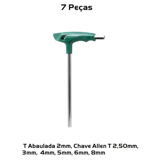Chave Allen T Sata Jogo Com 7 Unidades - Loja Brafer