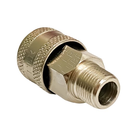 Engate Rápido para Ar 1/4 com Rosca Macho 3/8 Bsp - Loja Brafer