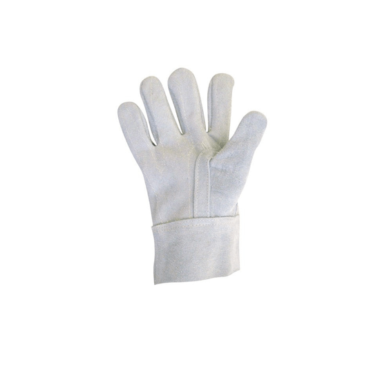 Luva de Raspa de Couro Punho Curto 10cm - Loja Brafer