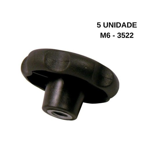 Manipulo Femea M6 3522 Rosca Ma 6 Modelo Margarida 5 Und - Loja Brafer