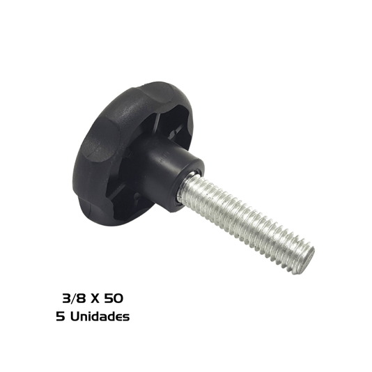 Manipulo Macho 3/8 x 50mm 6040-16Unc Modelo Margarida 5 Und - Loja Brafer